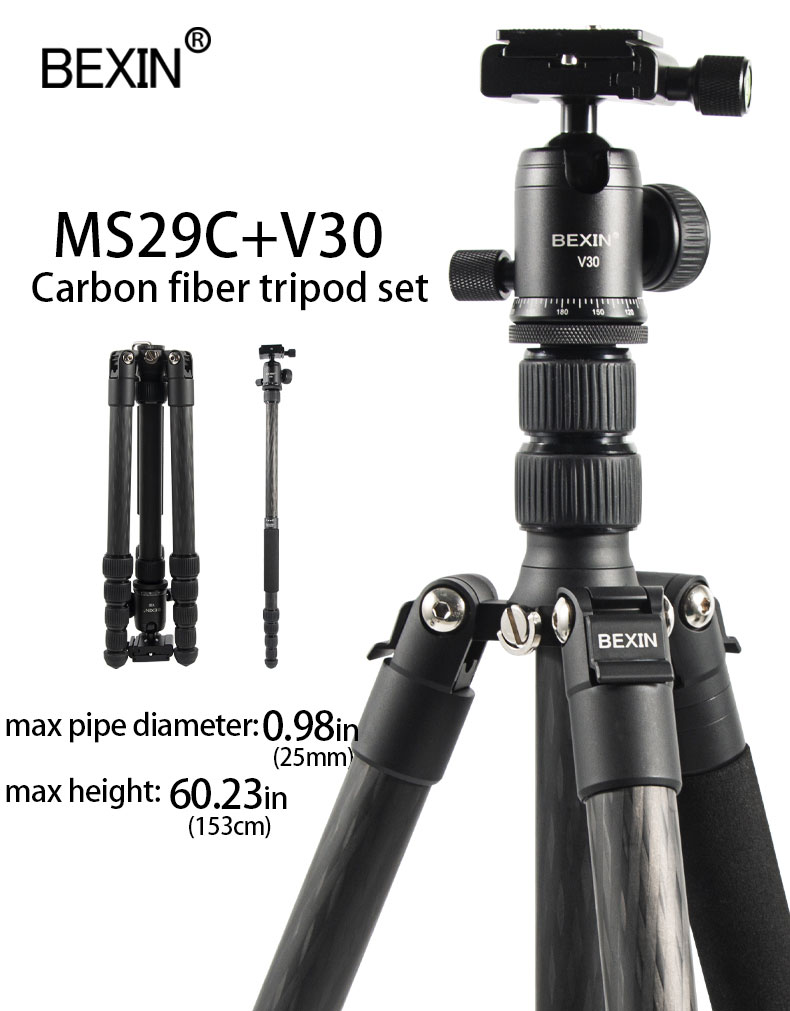 Chân Carbon Bexin MS29C + BallHead V30 - Giang Duy Đạt